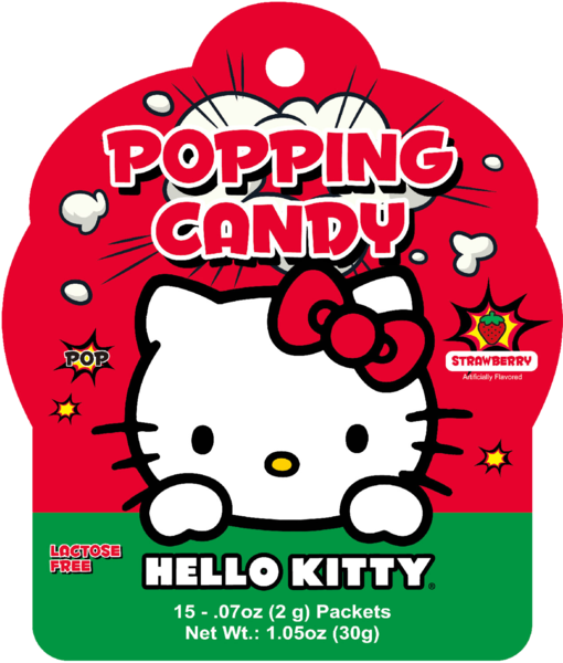 POPPING CANDY - STRAWBERRY (SANRIO HELLO KITTY)