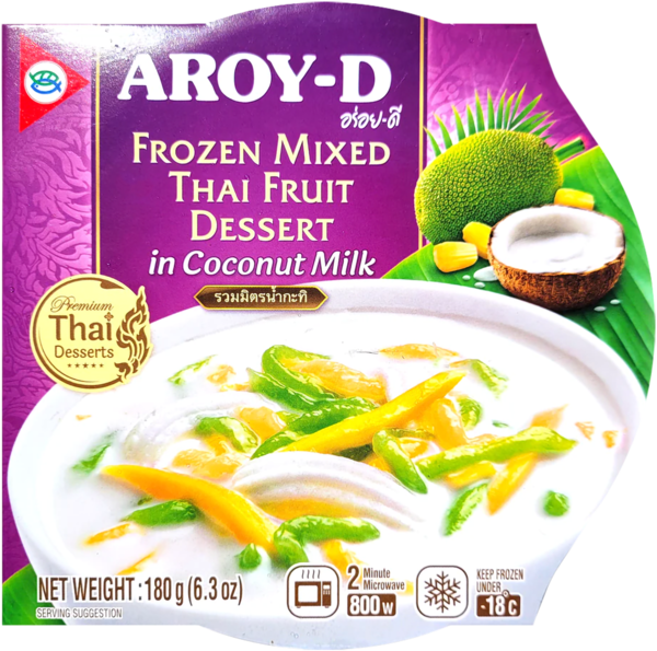 DESSERT - FROZEN MIXED THAI FRUITS IN COCONUT MILK (AROY-D)