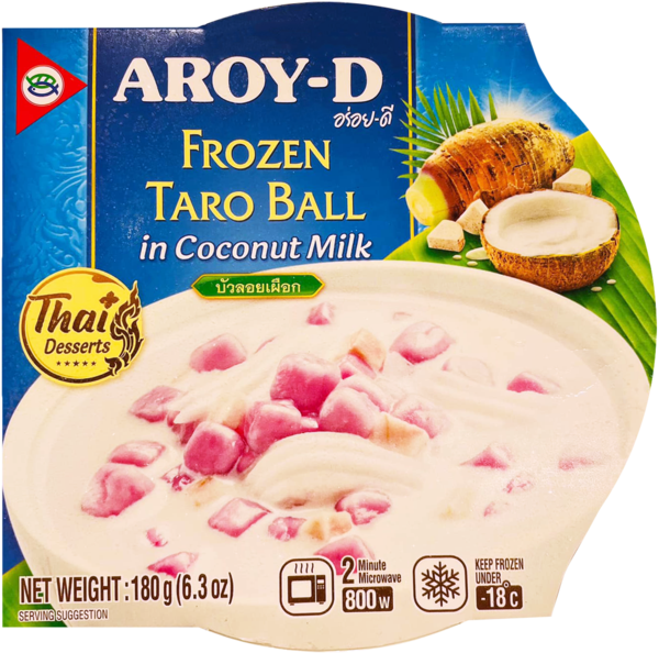 DESSERT - FROZEN TARO BALL IN COCONUT MILK (AROY-D)