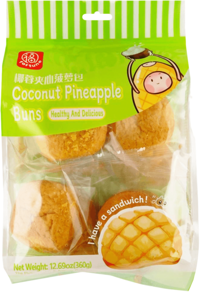 BREAD - COCONUT PINEAPPLE (FORTUNE)
