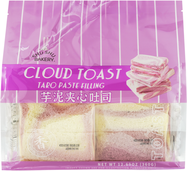 CLOUD TOAST - TARO PASTE FILLING (SHU SHU BAKERY)