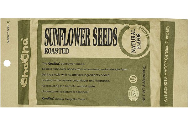 SUNFLOWER SEEDS - NATURAL FLAVOR (CHACHA)