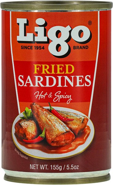 SARDINES (FRIED) - HOT & SPICY (LIGO)