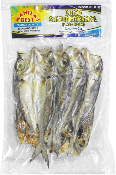 MACKEREL DRIED SALTED (HASA-HASA) BUTTERFLY CUT