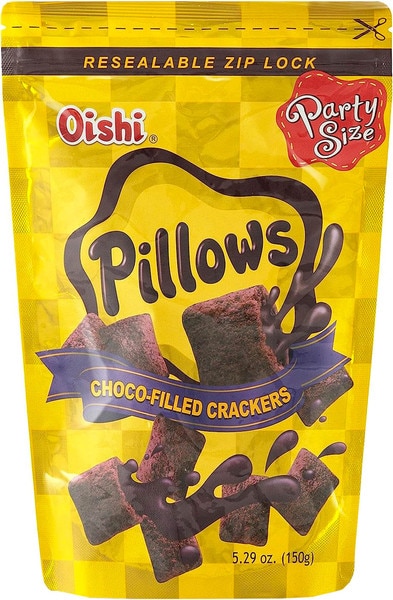 CRACKER PILLOWS - CHOCO-FILLED (OISHI)
