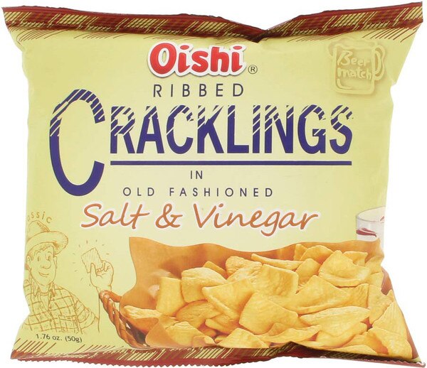 CRACKLINGS - SALT & VINEGAR (OISHI)