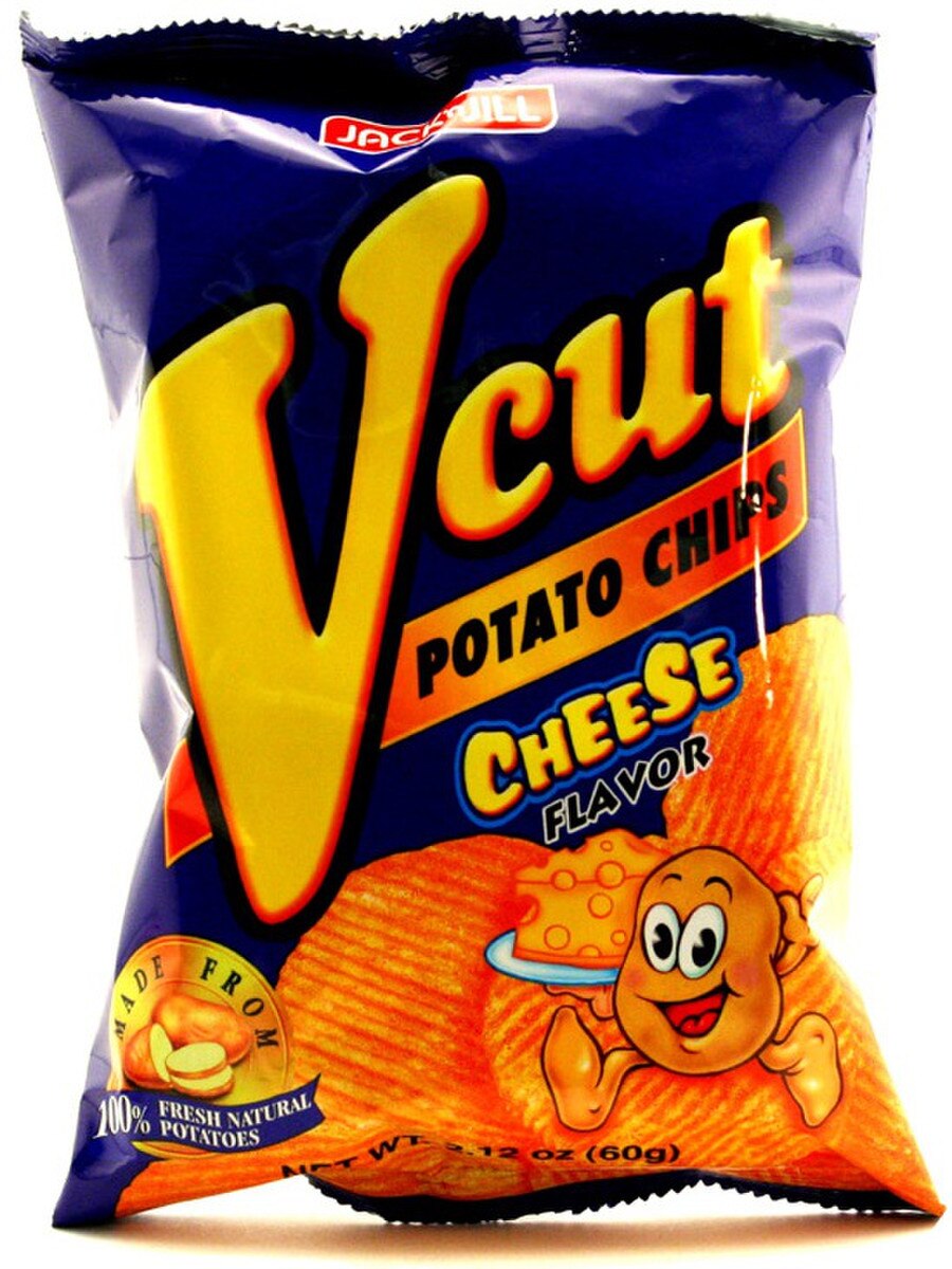 CHIPS POTATO VCUT CHEESE FLAVOR