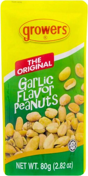 PEANUTS GARLIC FLAVOR THE ORIGINAL
