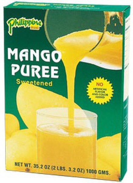 MANGO PUREE SWEETENED