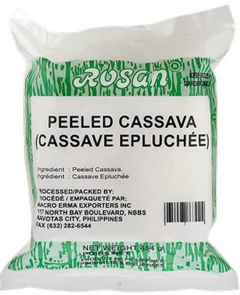 CASSAVA WHOLE PEELED