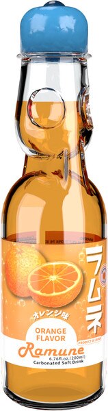 RAMUNE DRINK - ORANGE FLAVOR (MOMOKAN)