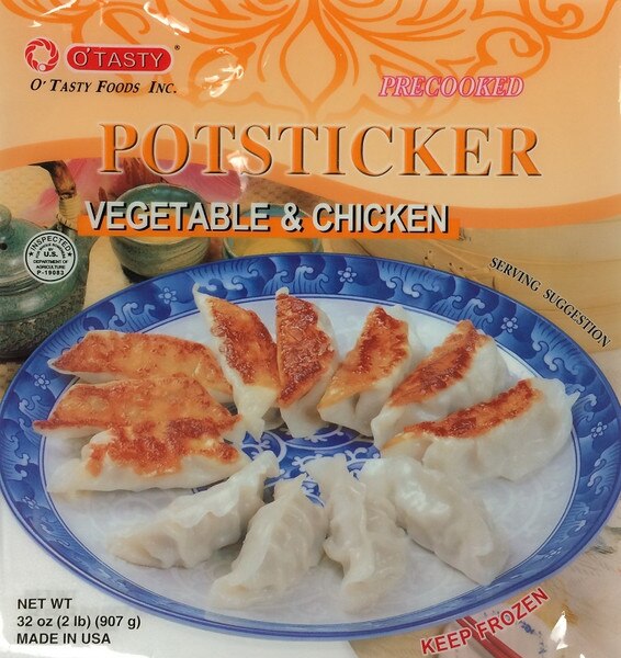 PRECOOKED VEG & CHICKEN POTSTICKER