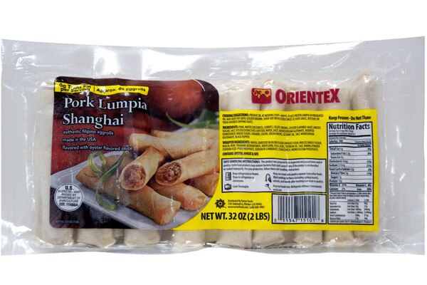 LUMPIA - PORK SHANGHAI STYLE (ORIENTEX)