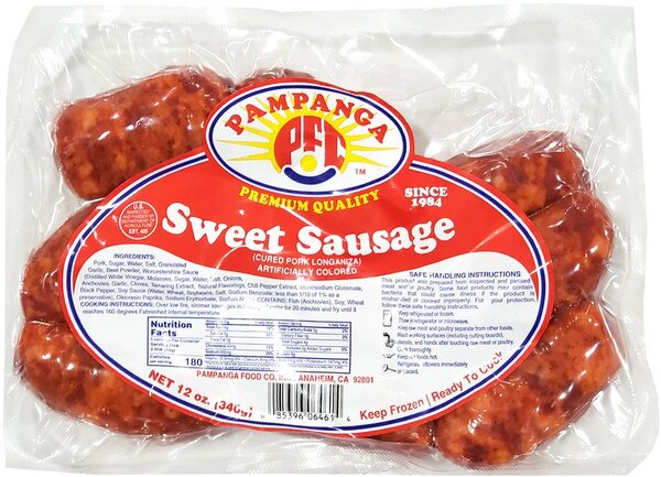 SAUSAGE - SWEET PORK (PAMPANGA)