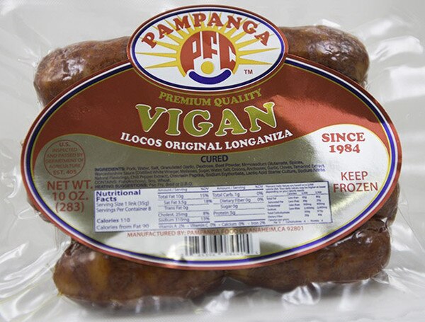 SAUSAGE PORK VIGAN LONGANISA