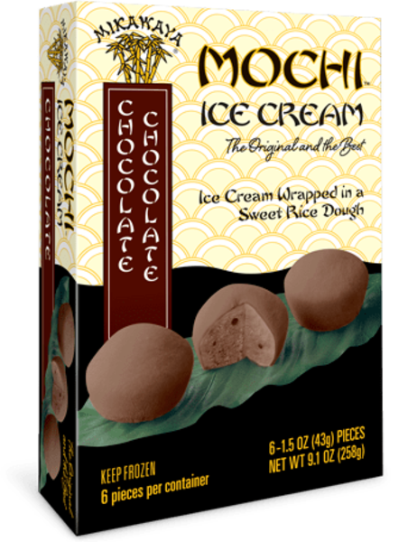 MOCHI ICE CREAM - CHOCOLATE (MIKAWAYA)