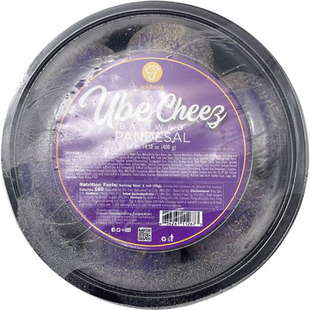 PANDESAL BALIWAG UBE CHEESE