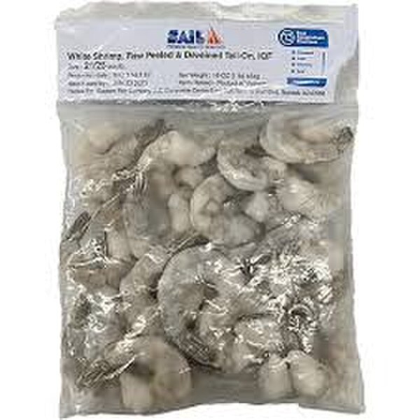 SHRIMP P&D tail-on, 21-25 pcs/lb (SAIL)