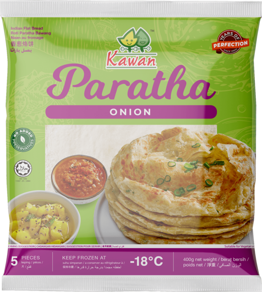 ROTI PARATHA - ONION (KAWAN)