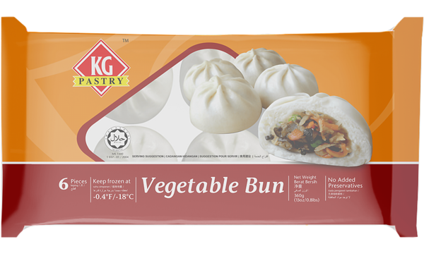 FROZEN BUN - VEGETABLE FILLING (KAWAN KG PASTRY)