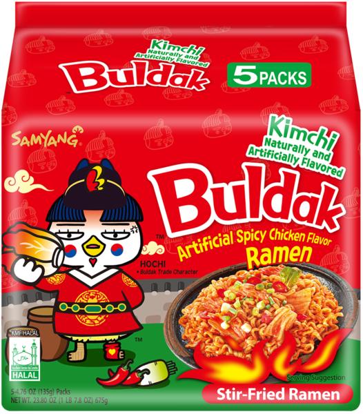BULDAK SPICY CHICKEN NOODLE - KIMCHI (SAMYANG)