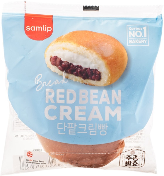 BREAD - RED BEAN WITH CREAM (SAMLIP)
