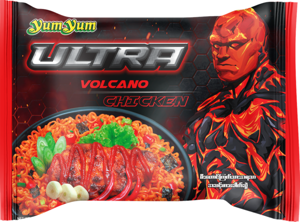 INSTANT NOODLE - VOLCANO CHICKEN (YUM YUM ULTRA)