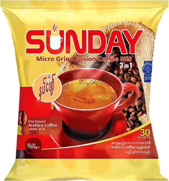 INSTANT COFFEE MIX - NATPHYAW 3-IN-1 (SUNDAY)