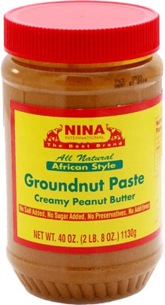 GROUNDNUT PASTE PEANUT BUTTER (NINA)