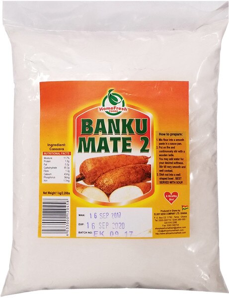 CASSAVA FUFU (FLOUR) BANKU MATE 2