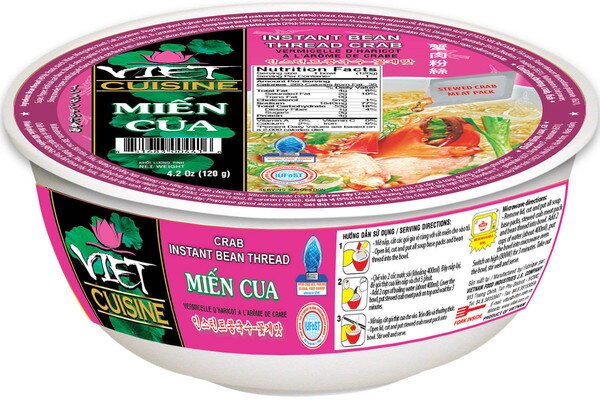 INSTANT BEAN THREAD - CRAB FLAVOR (VIFON)