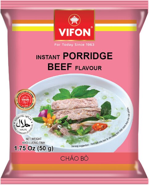 INSTANT PORRIDGE - BEEF (CHAO BO) (VIFON)