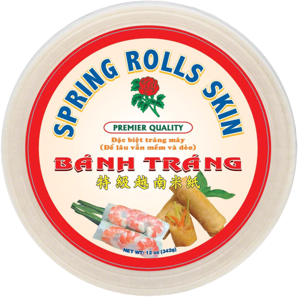 RICE PAPER ROUND 22 CM (SPRING ROLL SKIN)