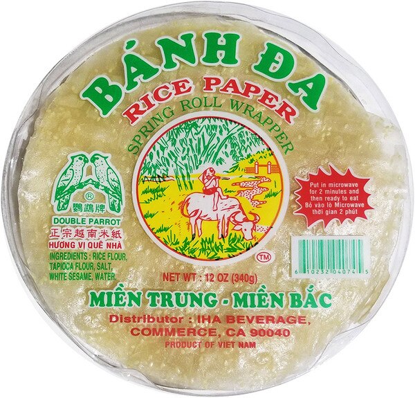 RICE PAPER - WHITE SESAME SEED (DOUBLE PARROT)