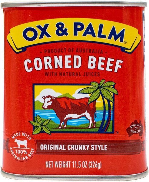 CORNED BEEF - ORIGINAL CHUNKY STYLE (SQUARE) (OX & PALM)
